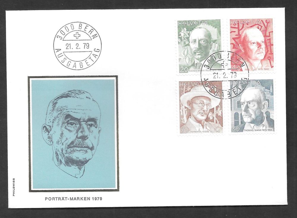 FDC Serie 626 - 629 ET Bern 21.2.1979 schön illustriert Erni (Neu (gemäss Beschreibung)) in ...