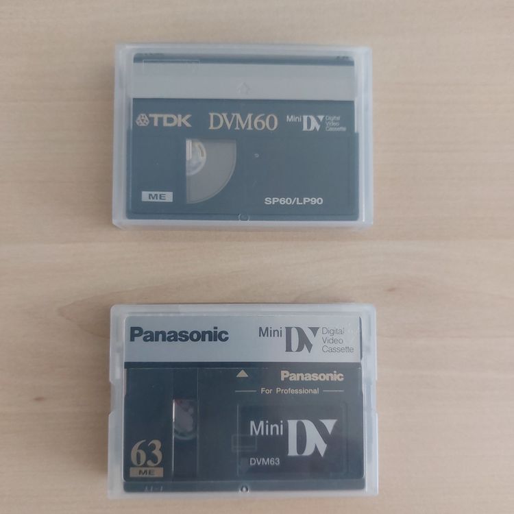 MiniDV Panasonic 63 / MiniDV TDK 60 (Gebraucht) in Hünenberg See für ...