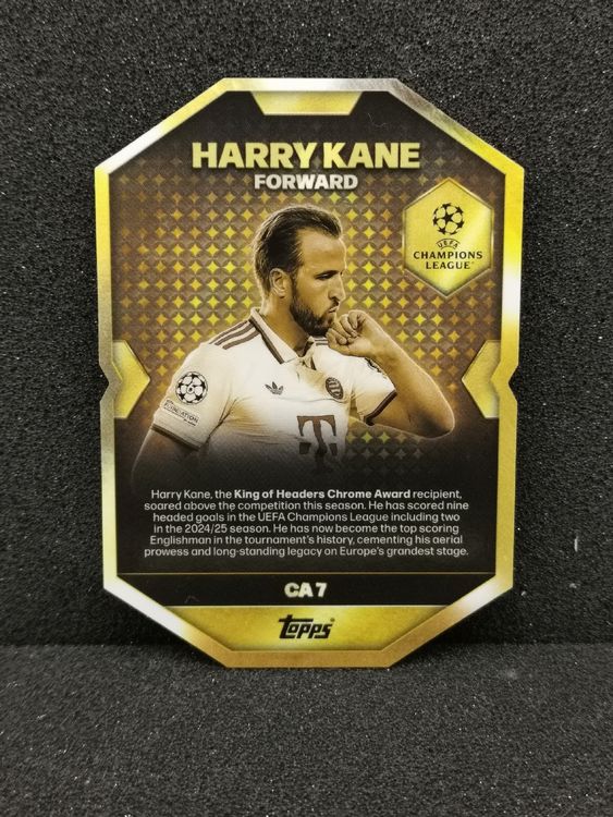 Match attax 2025/26 Harry Kane Chrome Award King of Headers (Gebraucht ...