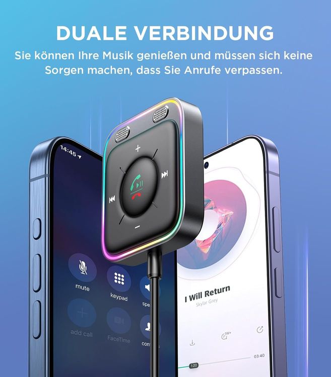 Auto Aux Bluetooth Adapter Auto mit Freisprecheinrichtung (Neu und originalverpackt) in Herisau ...