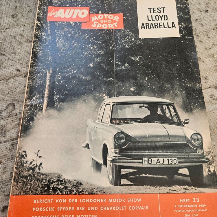 AMS 23/59 Lloyd Arabella Spyder RSK Chevrolet Corvair xx (Gebraucht) in ...