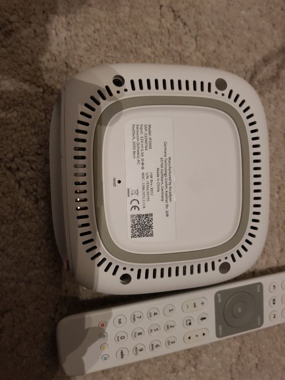 Swisscom IP2000 TV Box (Gebraucht) in Gerlafingen für CHF 33 – mit ...