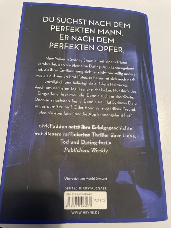 Der Freund - von Freida McFadden (Gebraucht) in Zürich für CHF 5 – mit ...