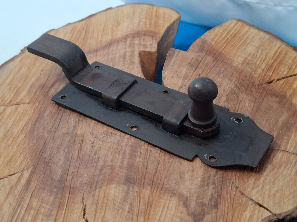 1 antiker schöner Tür Stossriegel, 16cm, Eisen (3815#TBS1) (Gebraucht ...