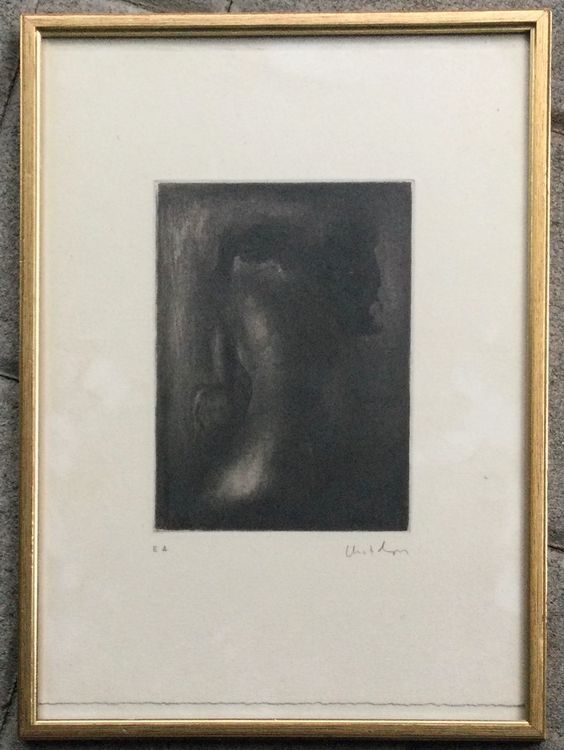 Sehr Interessante Radierung Unleserlich Signiert | Kaufen auf Ricardo