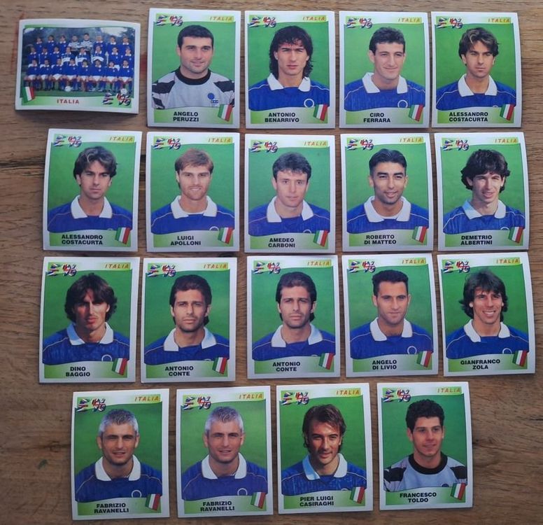 Panini EM 1996 / 207 Stickers / SEHR GUTE QUALITÄT (Gebraucht) in Horw ...
