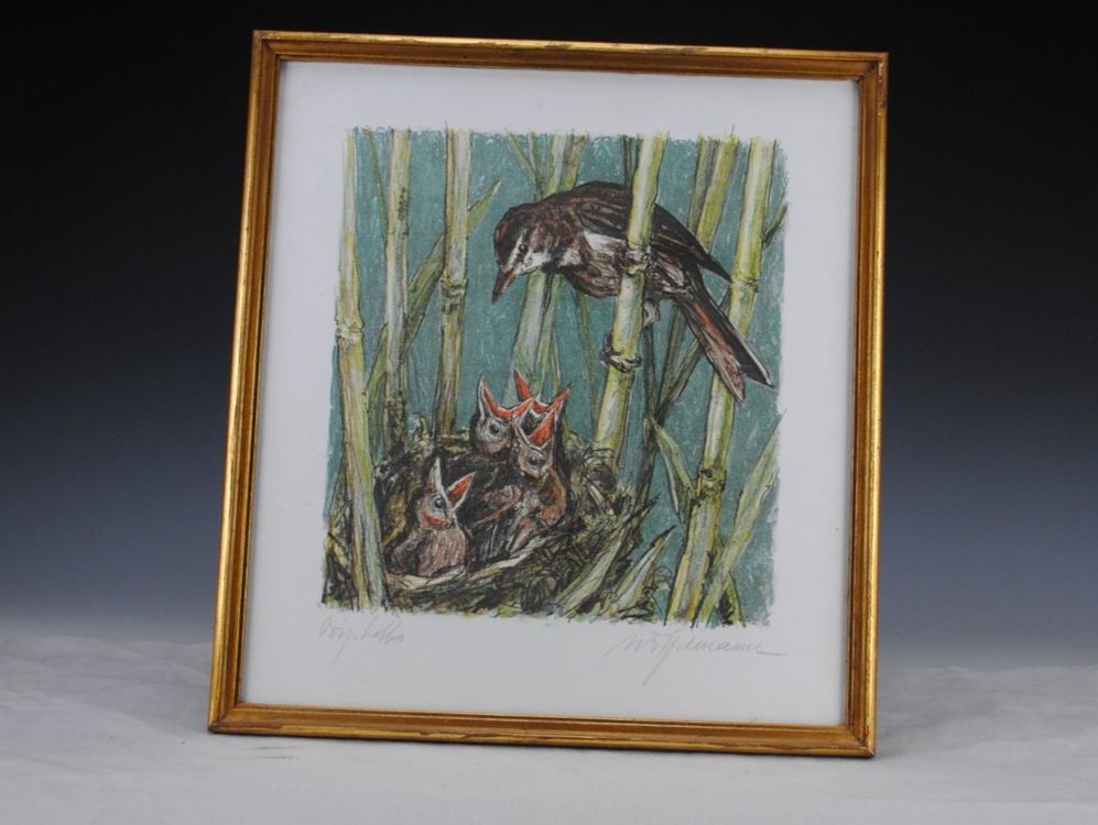 Alex Walter Diggelmann (1902-1987) Fütterung Litho Signiert | Kaufen ...