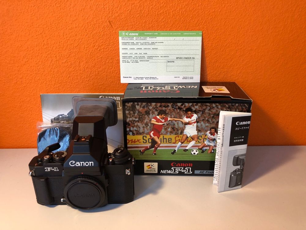 F-1 Canon Kamera mit Canon Speed Finder FN (Gebraucht) in Allschwil für ...