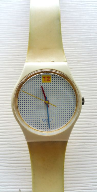 Armbanduhr Swatch 1985 LW104, Vintage SWISS 5144-P 755. (Gebraucht) in ...