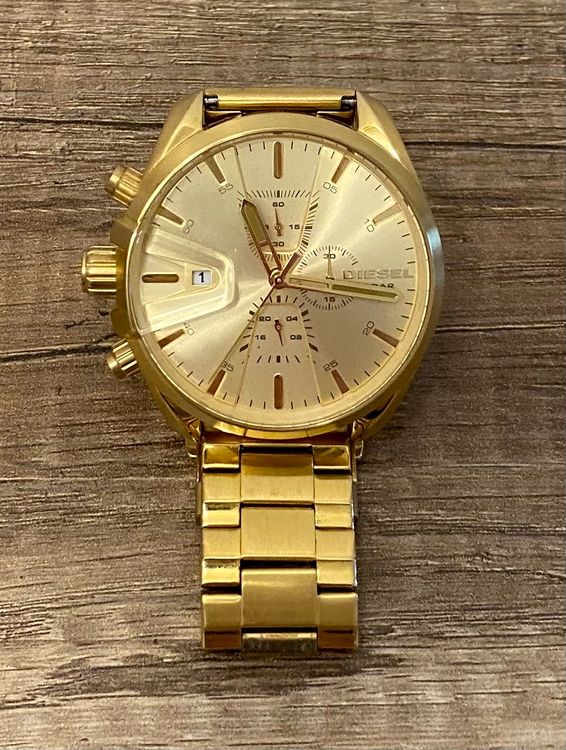 DIESEL GOLD UHR | Kaufen auf Ricardo