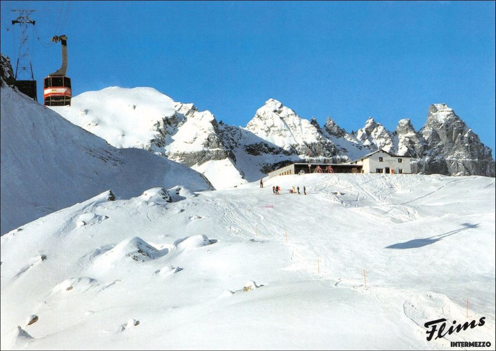 Flims Laax GR // Seilbahn Grauberg Segnes Hütte Weisse Arena (Gebraucht ...
