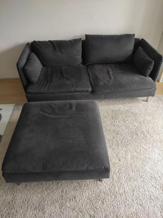 Söderhamn 2er Sofa inkl. Hocker (Gebraucht) in Seuzach für CHF 100 – nur Abholung auf Ricardo kaufen