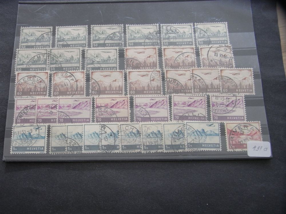 Flugpost 1941 Pro Aero F29+F34 versch. Stempel | Kaufen auf Ricardo