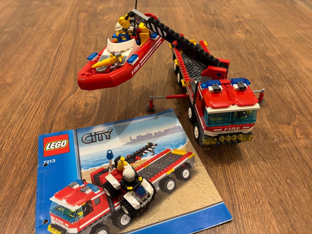 Lego City Feuerwehrtruck mit Löschboot 7213 (Gebraucht) in Langenthal ...