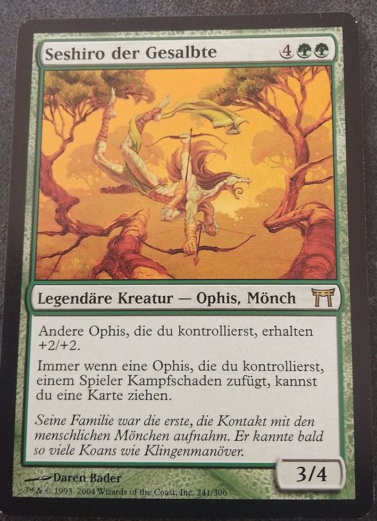 Magic the Gathering Karte Seshiro der Gesalbte (A) (Gebraucht) in ...
