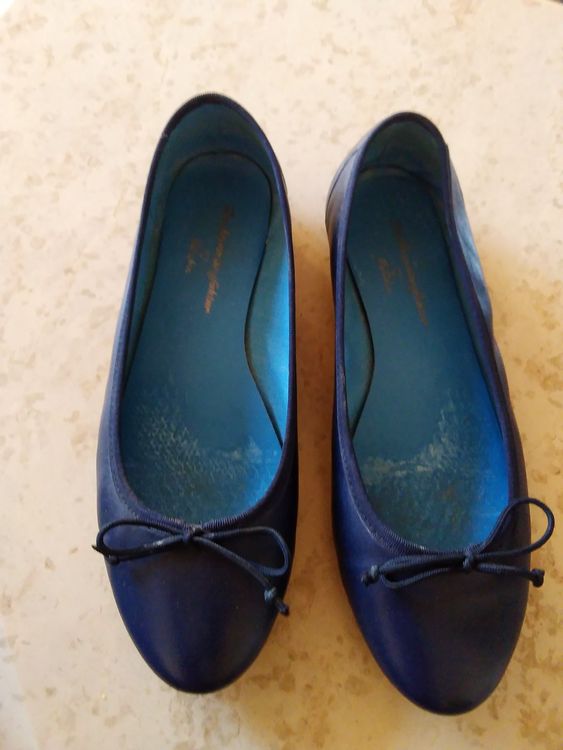 bequeme dunkelblaue Damen Ballerina 37 für 17.--Fr (Gebraucht) in Killwangen für CHF 17 – nur ...