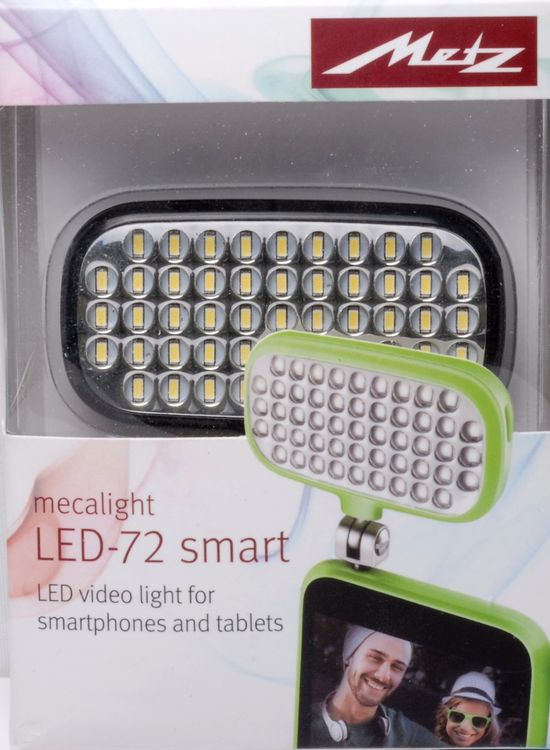 METZ mecalight LED-72 smart / Blitzgerät f. Smartphone/Handy (Neu und ...