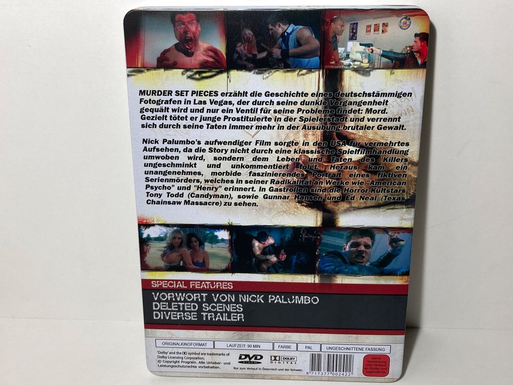 Murder Set Pieces DVD Uncut Steelbook | Kaufen auf Ricardo