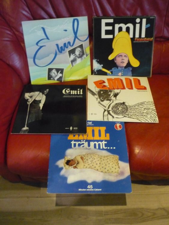 5x Emil Steinberger Lp Schallplatten Mundart Dialekt Cabaret Gebraucht