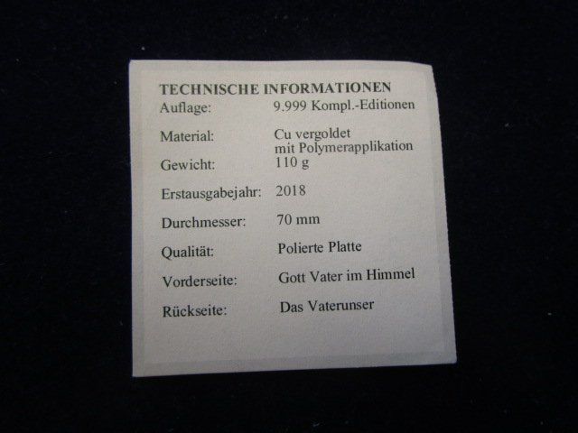 GIGANT: Gott Vater im Himmel - Pater Noster - 70 mm PP (Neu und ...