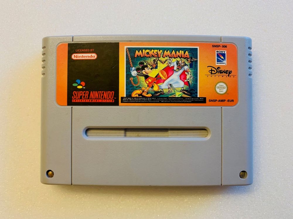 SUPER NINTENDO / SNES Spiel – Mickey Mania (Gebraucht) in Soyhières für ...