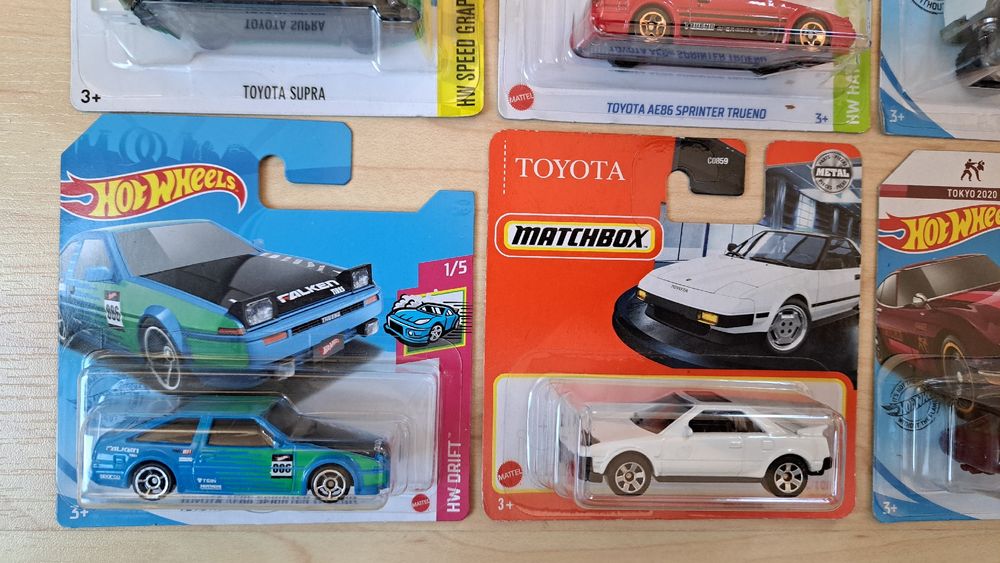 HOT WHEELS TOYOTA SET SUPRA AE86 2000 GT TUNDRA MR2 (Neu und ...