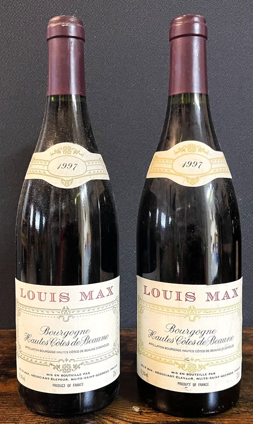 2 x 1997 Louis Max Bourgogne Hautes Côtes de Beaune (Neuf avec ...