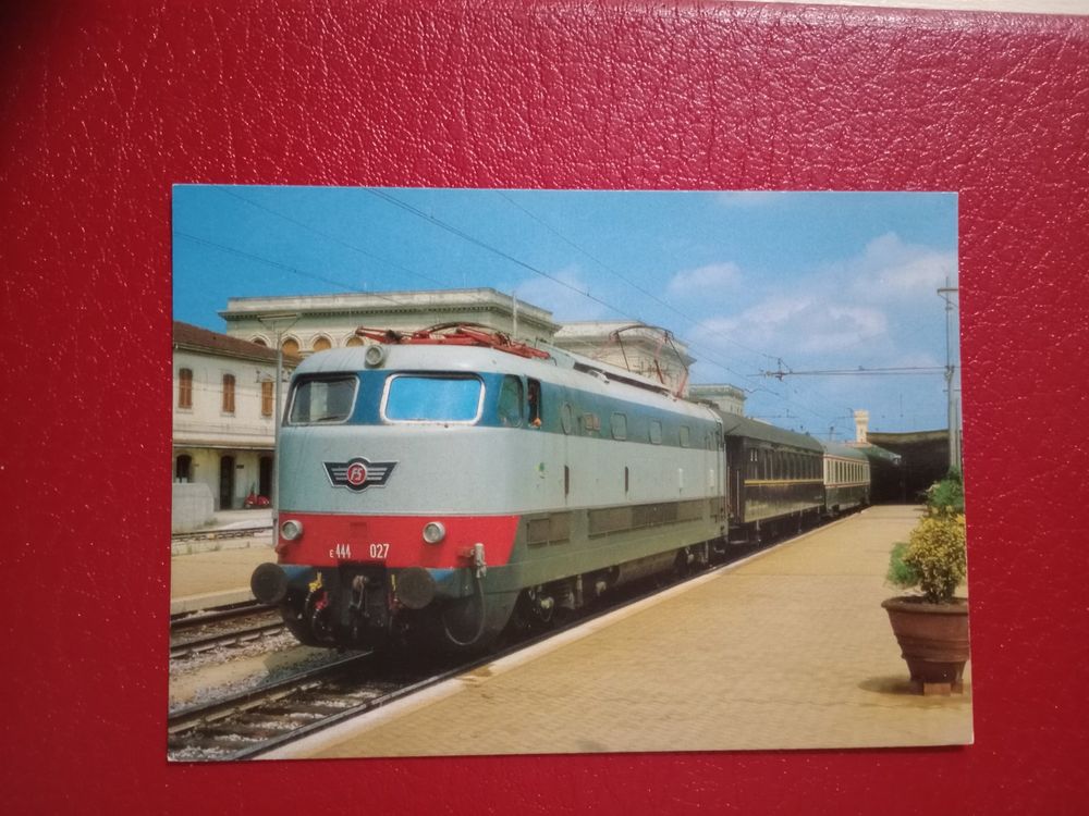 AK Bahn Italien FS elek. Schnellzug Lokomotive (Gebraucht) in Küttigen ...