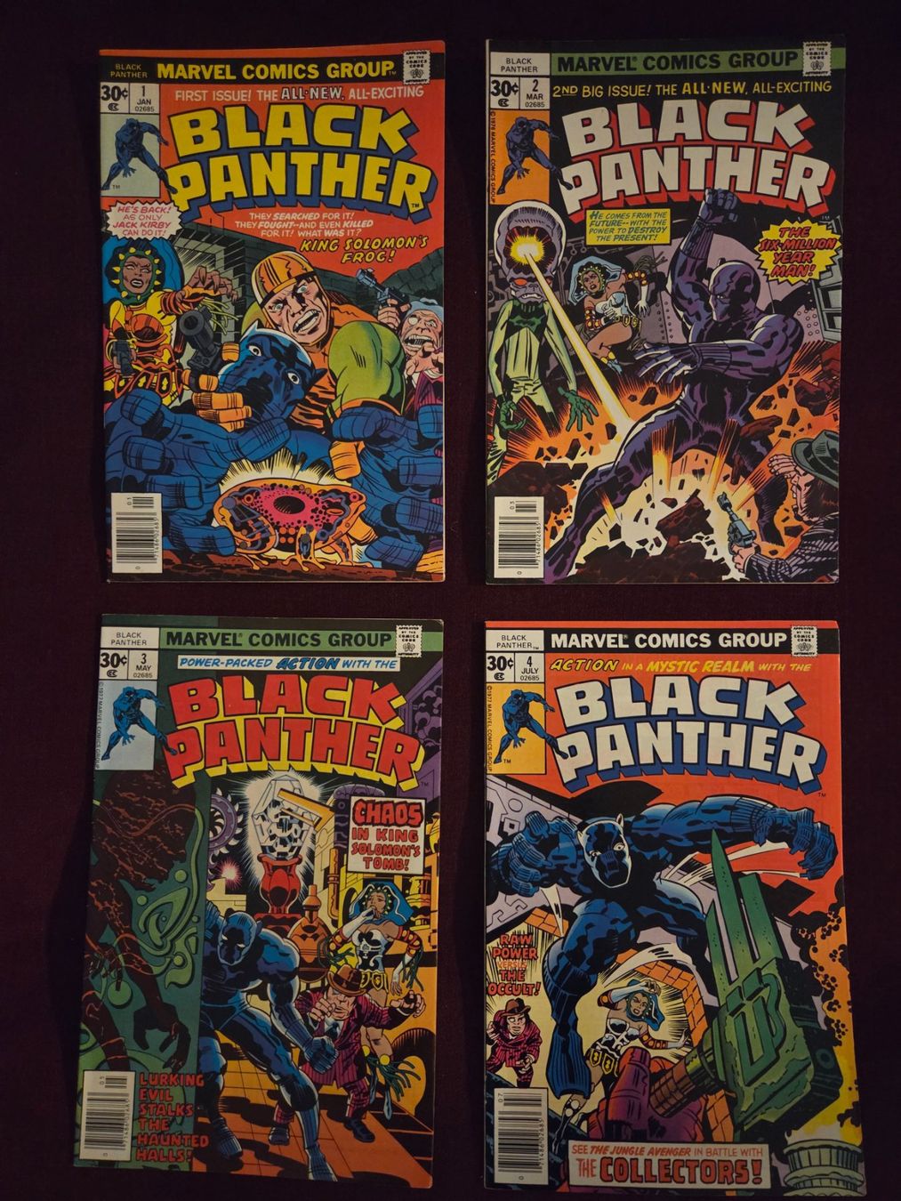 BLACK PANTHER #1-4 (Marvel Comics, 1977) Jack Kirby KEYS (Gebraucht) in ...