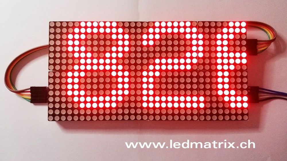 32x16 LED Dot Matrix mit ESP8266 (Neu (gemäss Beschreibung)) in Zurich für CHF 30 – nur Abholung ...