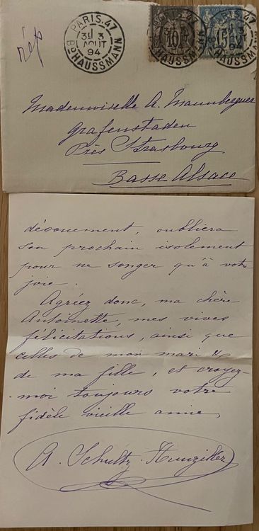 Antike Handgeschriebene Brief aus 2Ten Weltkrieg (Gebraucht) in Root ...