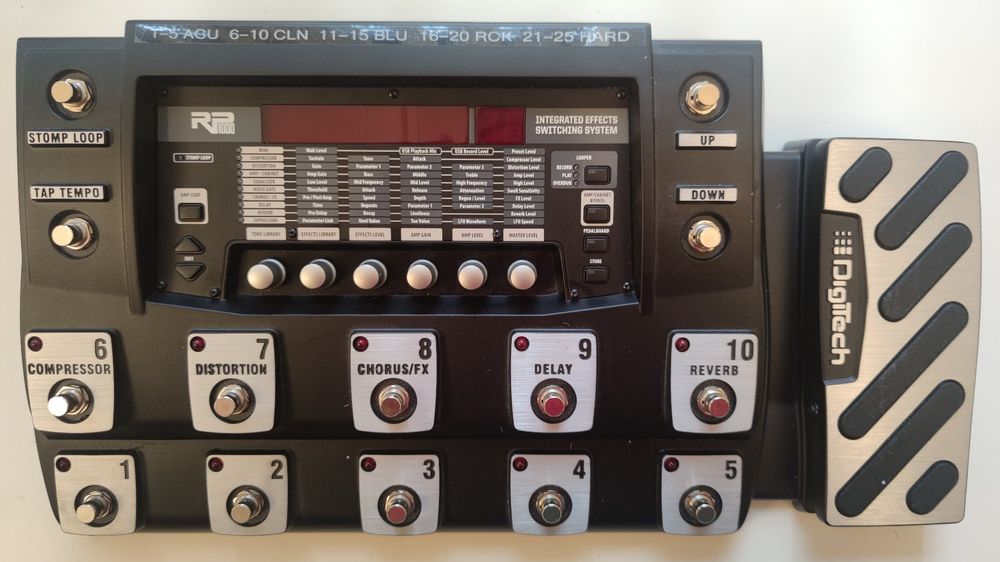 Digitech RP1000 Multieffect Pedalboard in Profiqualität (Gebraucht) in ...
