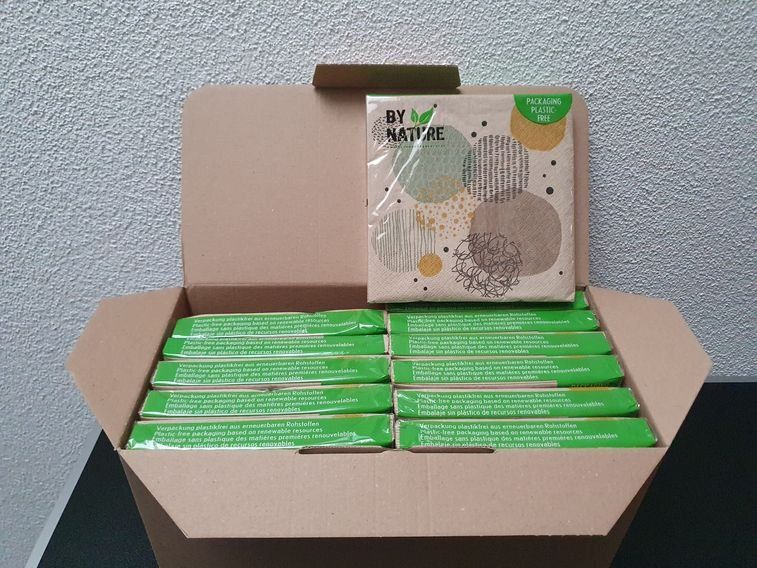 Neu - Servietten - 12 Packungen - 33cm x 33cm - Kreise (Neu und ...