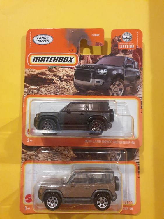 2 x Matchbox 2020 LAND ROVER DEFENDER 90 (Neu und originalverpackt) in ...
