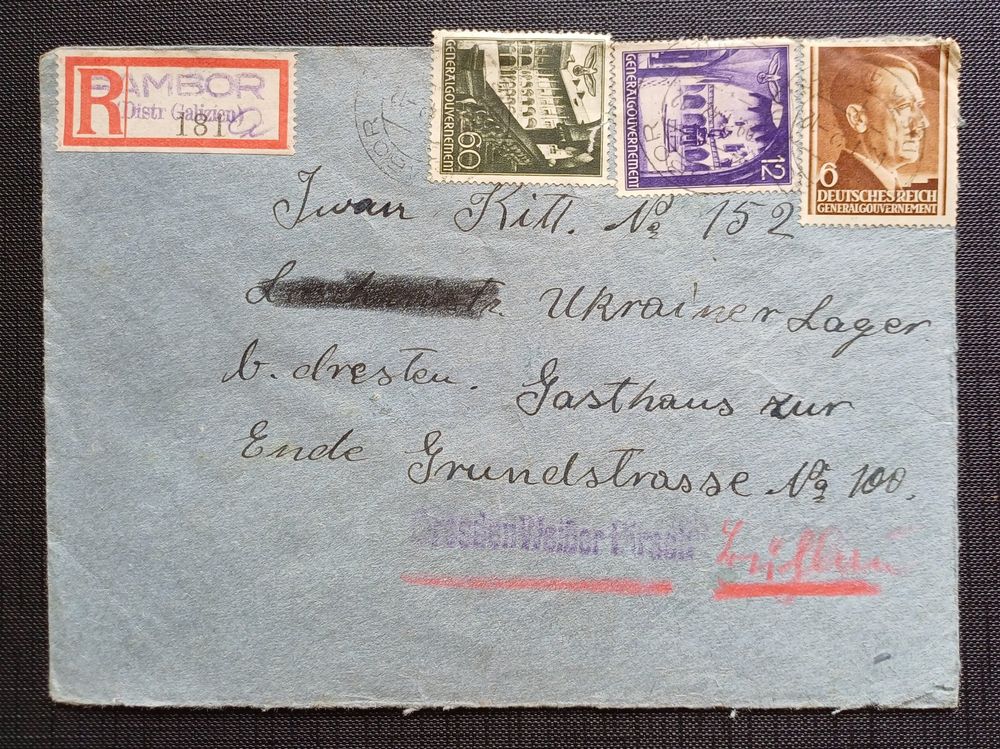Generalgouvernement UKRAINER LAGER Hitler 1942 MILITÄR (Gebraucht) in ...