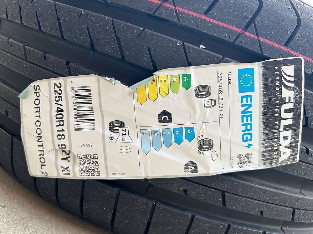 Fulda Sportcontrol 2 225/40 R18 92 Y XL Sommerreifen (Neu (gemäss ...