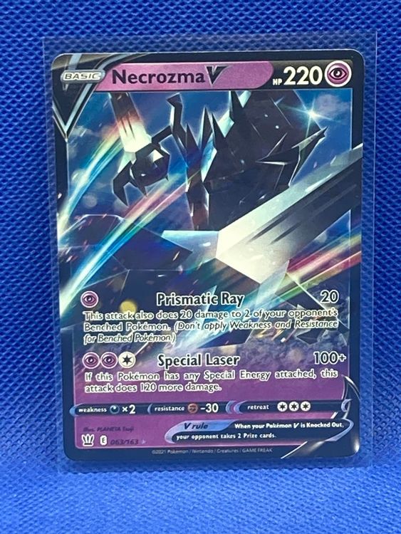 Pokemon Battle Styles / Necrozma V 063 / 163 EN (Neu (gemäss ...