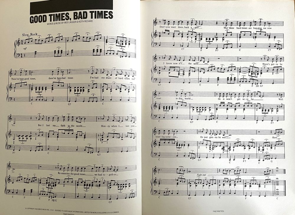 The Rolling Stones - 2 Songbooks With 40 Songs - Guitar (Gebraucht) in ...