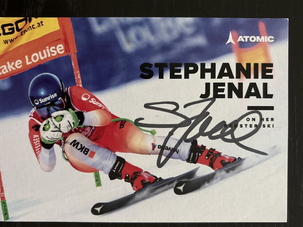 Signierte Karte Stephanie Jenal Ski Star (Gebraucht) in Uetendorf für ...