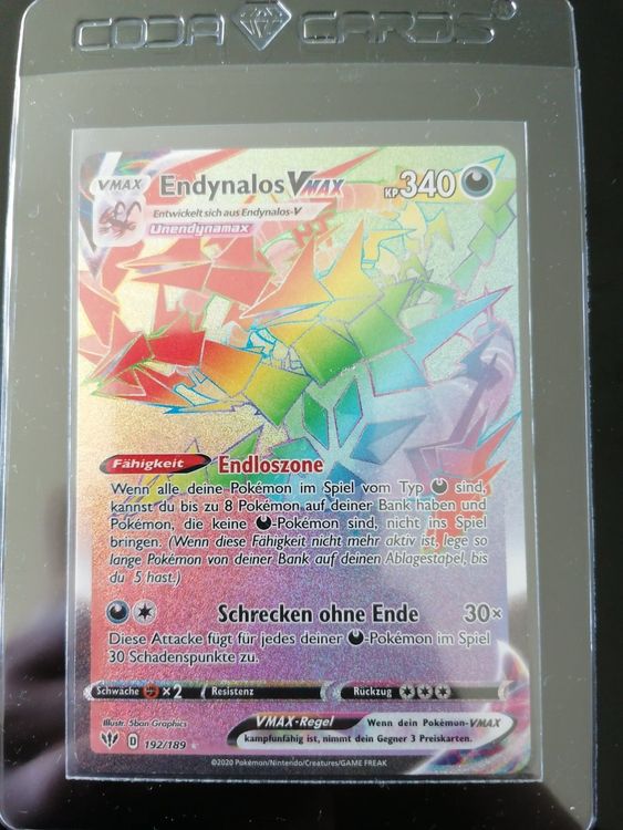 POKEMON ENDYNALOS VMAX RAINBOW RARE (Gebraucht) in Uerzlikon für CHF 21 ...