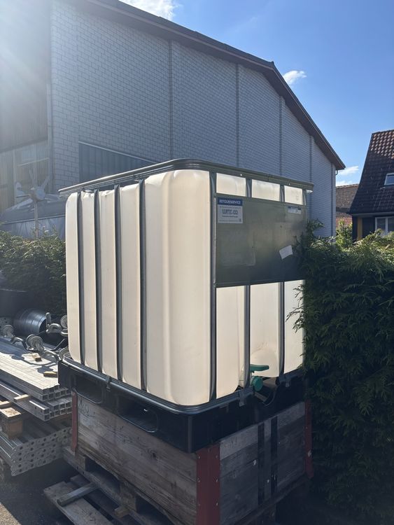 IBC Wassertank 1000L (Gebraucht) in Riedt b. Erlen für CHF 40 – nur ...