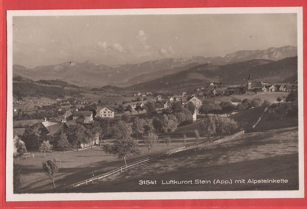 Stein AR mit Alpsteinkette - 1933 | Kaufen auf Ricardo