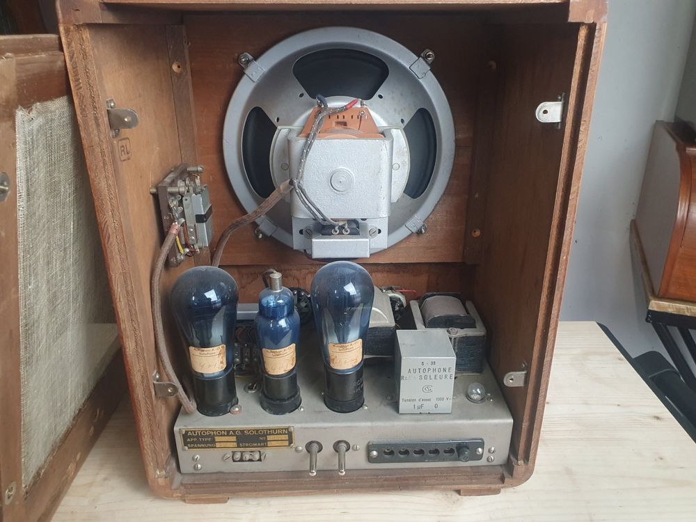 Autophon Röhrenradio NF-Telefonrundspruch T2 - Schweiz 1931 (Defekt) in ...