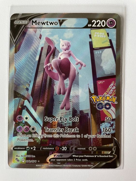 Pokémon GO Mewtwo V (Neu (gemäss Beschreibung)) in Rombach für CHF 60 ...