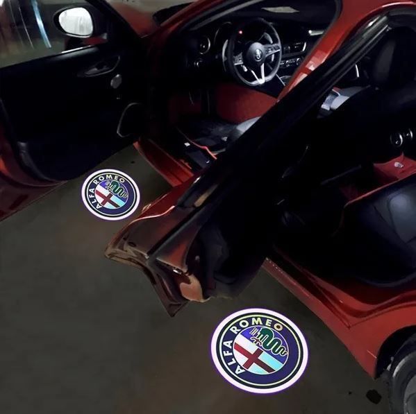 Alfa Romeo LED Türprojektoren – Logo Licht 2 Stk. (Neu und ...