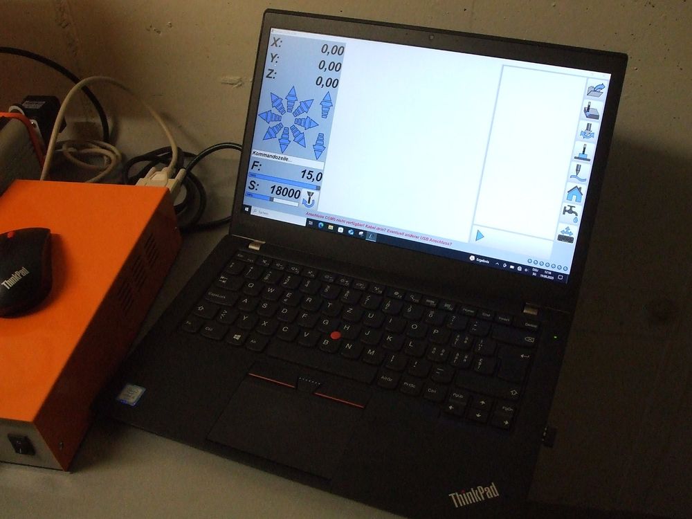 STEPCRAFT CNC mit HF Spindel Estlcam Software und Laptop (Neu (gemäss ...