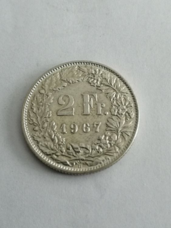 2 Fr. 1967 Silber (Gebraucht) in Hinterkappelen für CHF 5 – mit Lieferung auf Ricardo kaufen