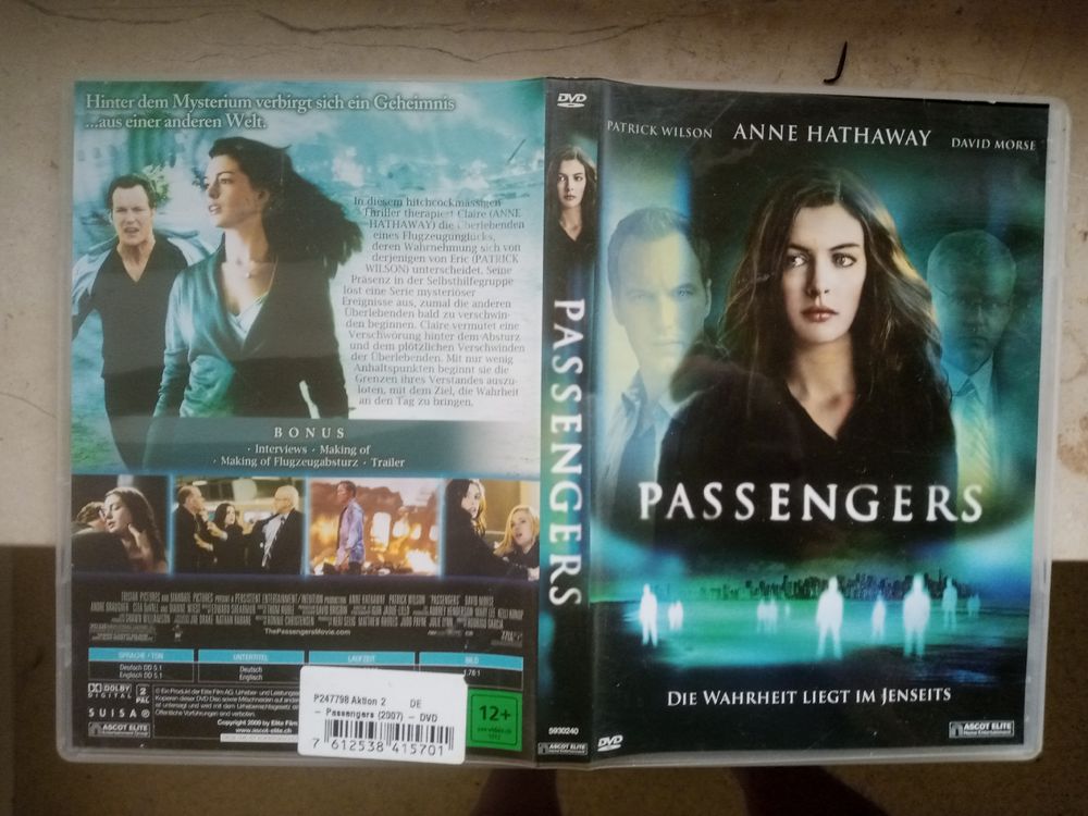 Passengers (DVD, 2008) - Anne Hathaway, Patrick Wilson (Gebraucht) in ...