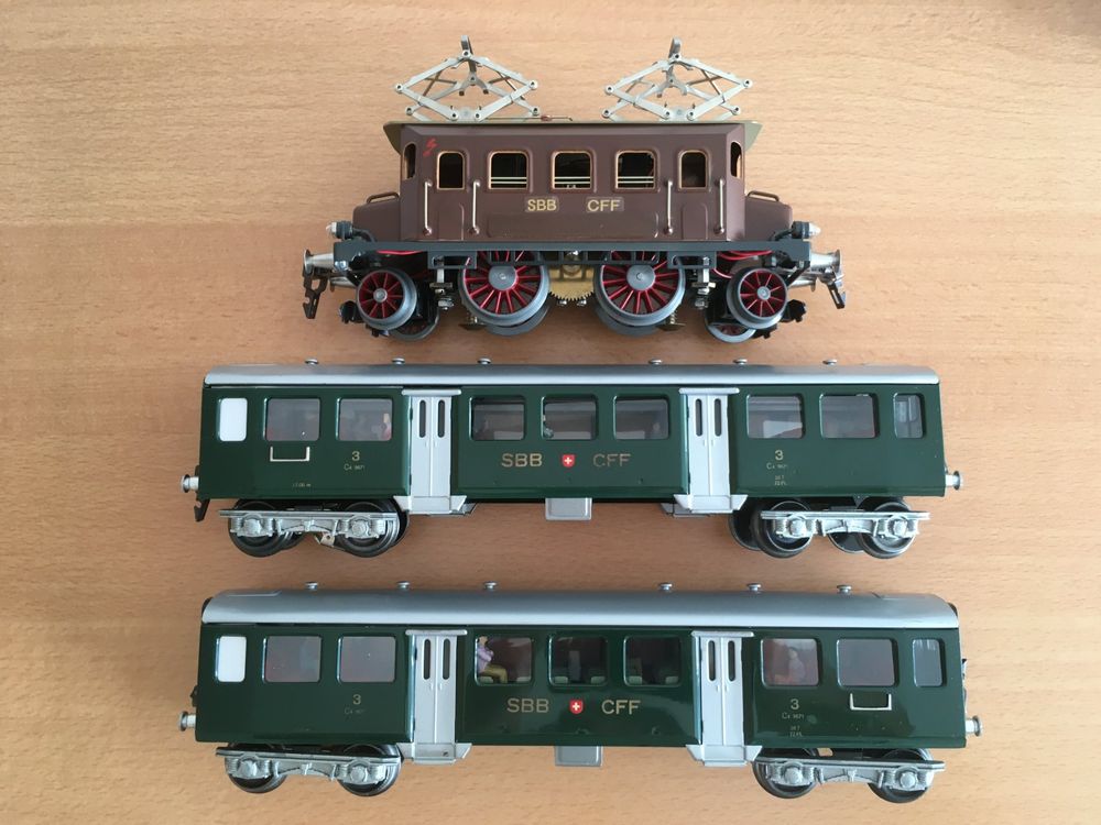 Train voitures HAG ; loc. unique construite par Mr SAGER (Neuf (Voir ...