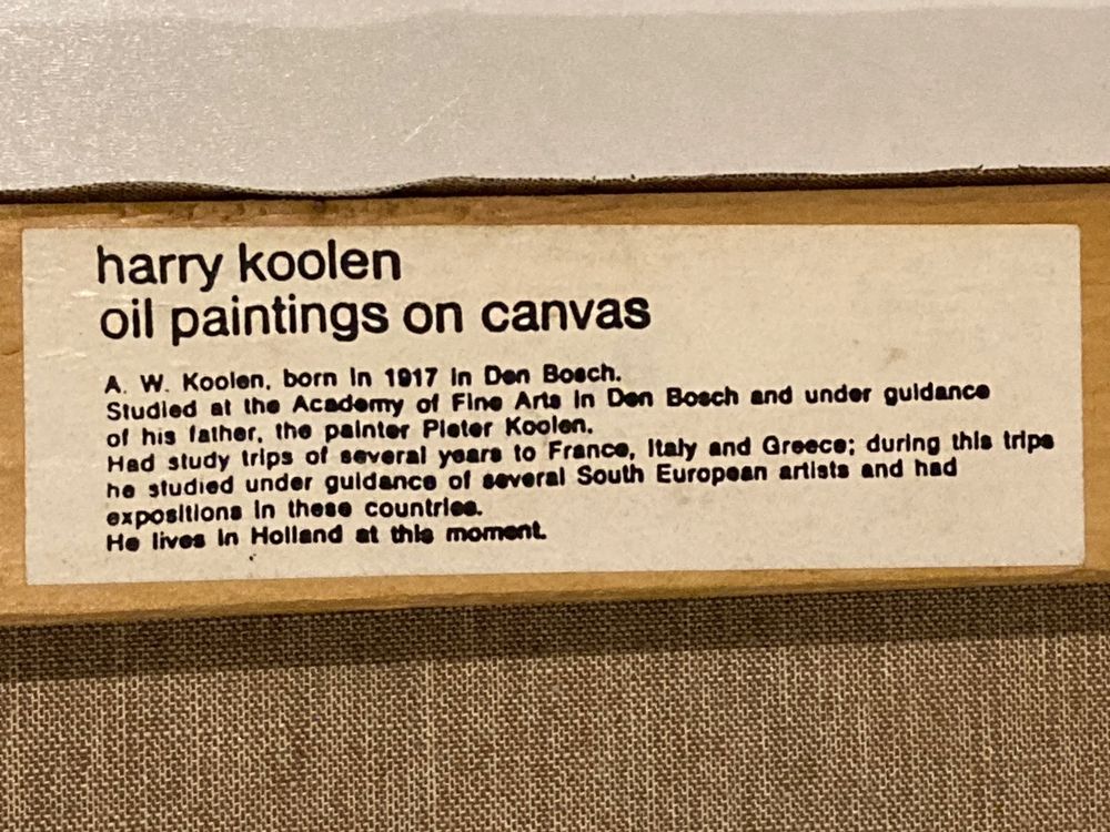 Harry Koolen (1904-1985) Stilleben signiert mit Blumen (Gebraucht) in ...